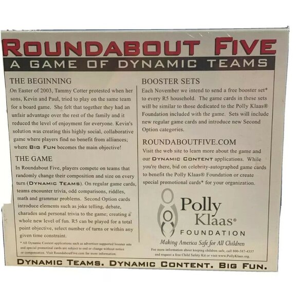 Polly Klaas Foundation | Games | Roundabout Five Game Of Dynamic Teams ...